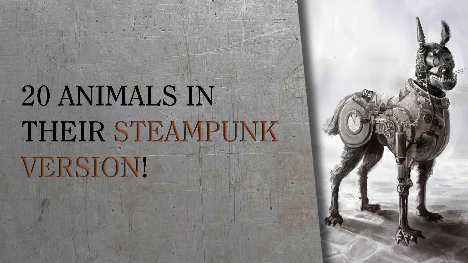 20 animals in their Steampunk version! | My Steampunk Style