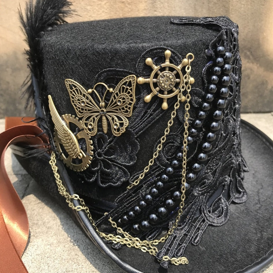 Elegant Steampunk hat | My Steampunk Style – my-steampunk-style