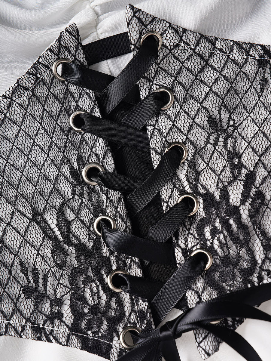 Black and white Steampunk dress | My Steampunk Style – my-steampunk-style