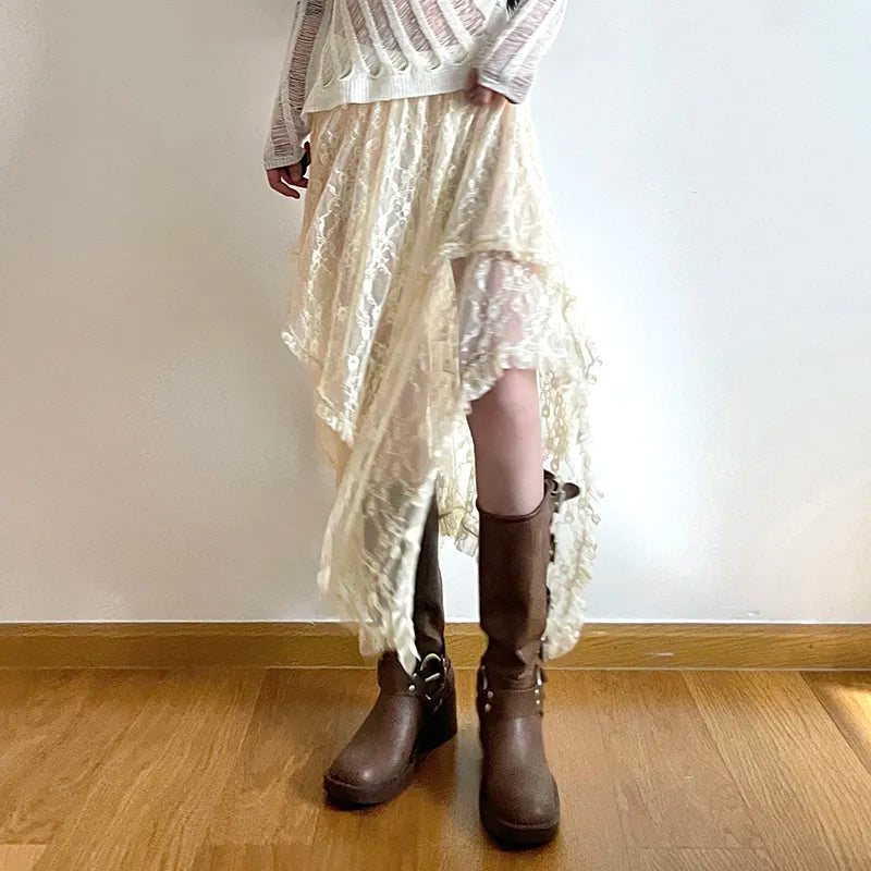 White Steampunk skirt | My Steampunk Style – my-steampunk-style
