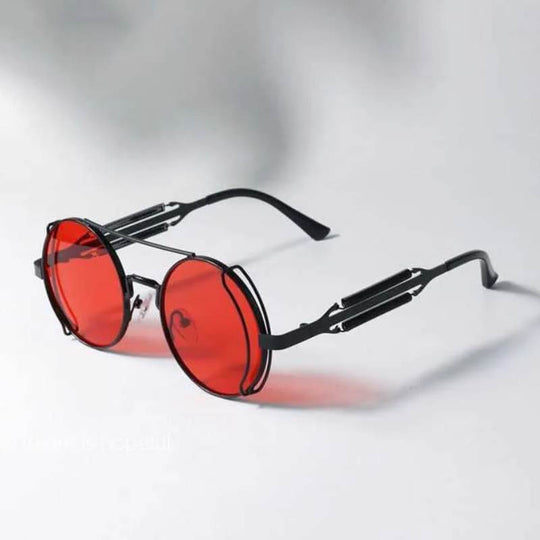Red Lens Sunglasses | My Steampunk Style