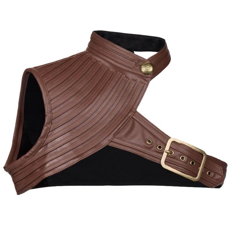 One-shoulder collar armor | My Steampunk Style